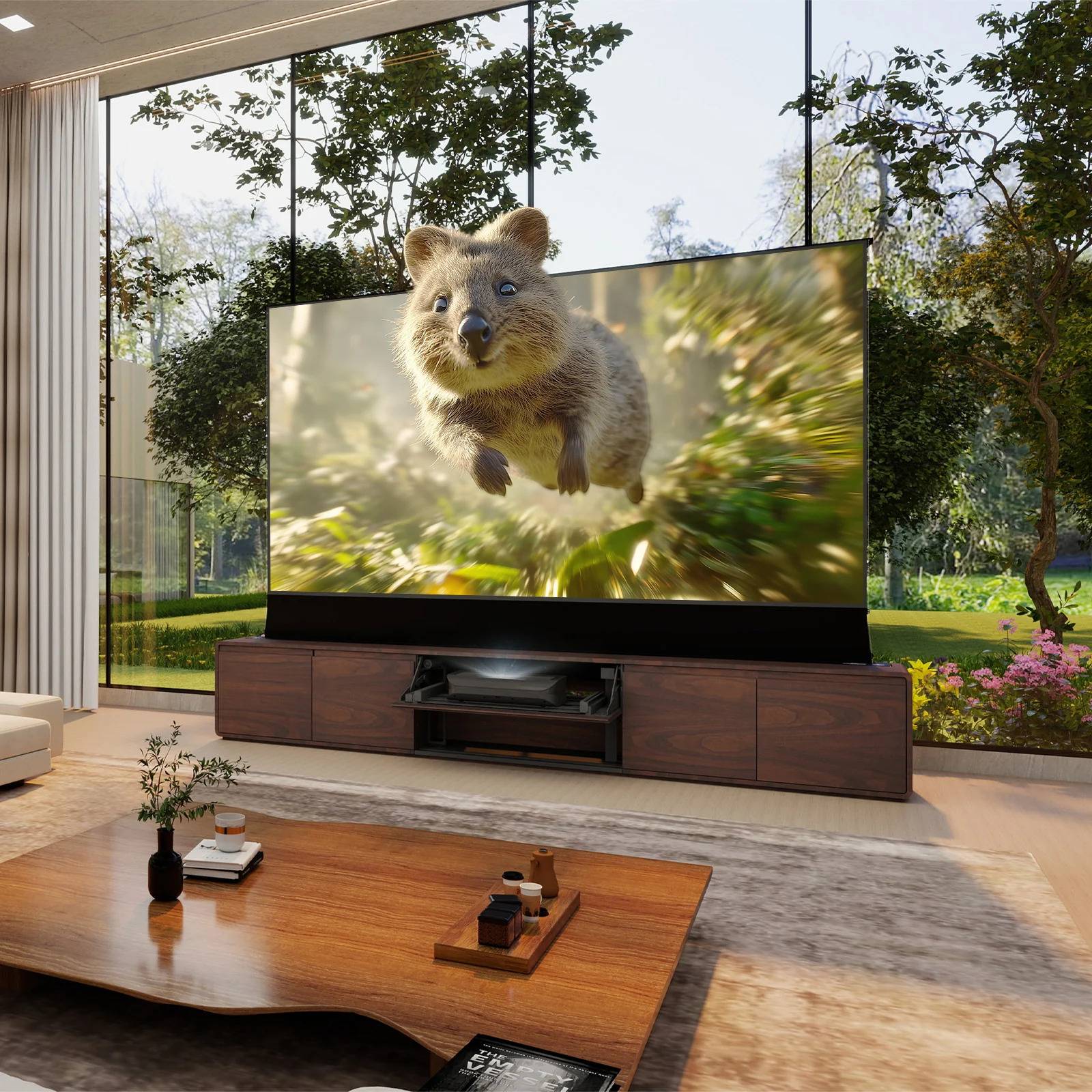 VIVIDSTORM Motorized Laser TV Cabinet Vienna - VIVIDSTORM Projector ...
